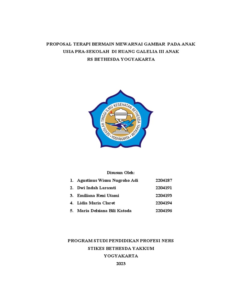 Proposal Terapi Bermain | PDF