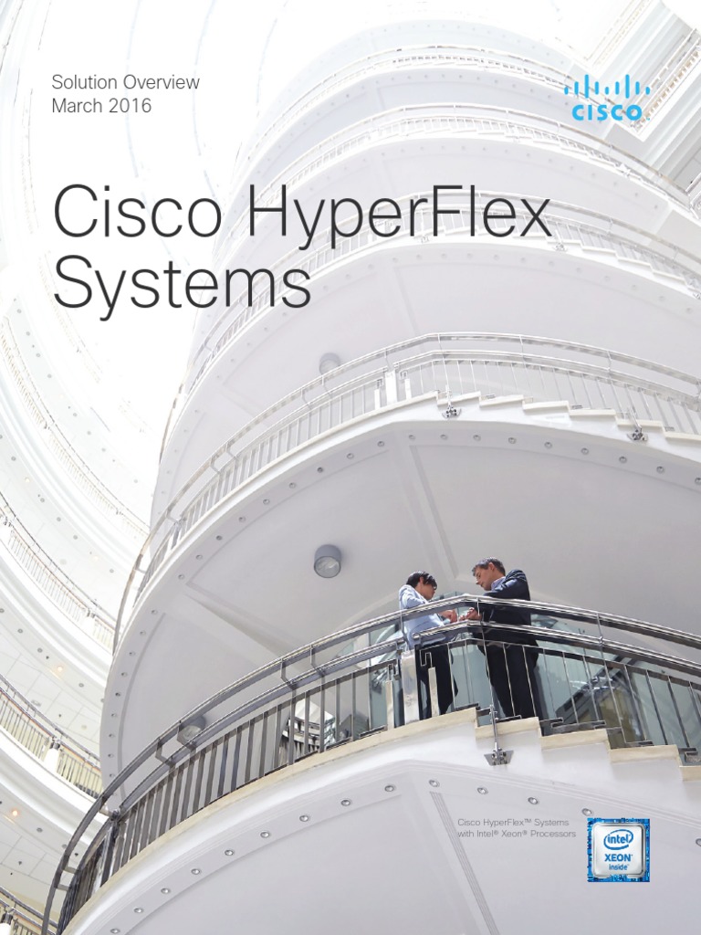 Cisco Hyperflex Solution Overview Pdf Computer Network Computer