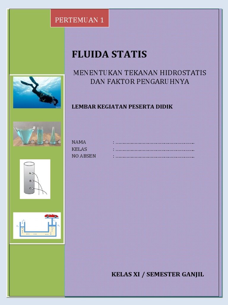 LKPD Fluida Statis 1 | PDF