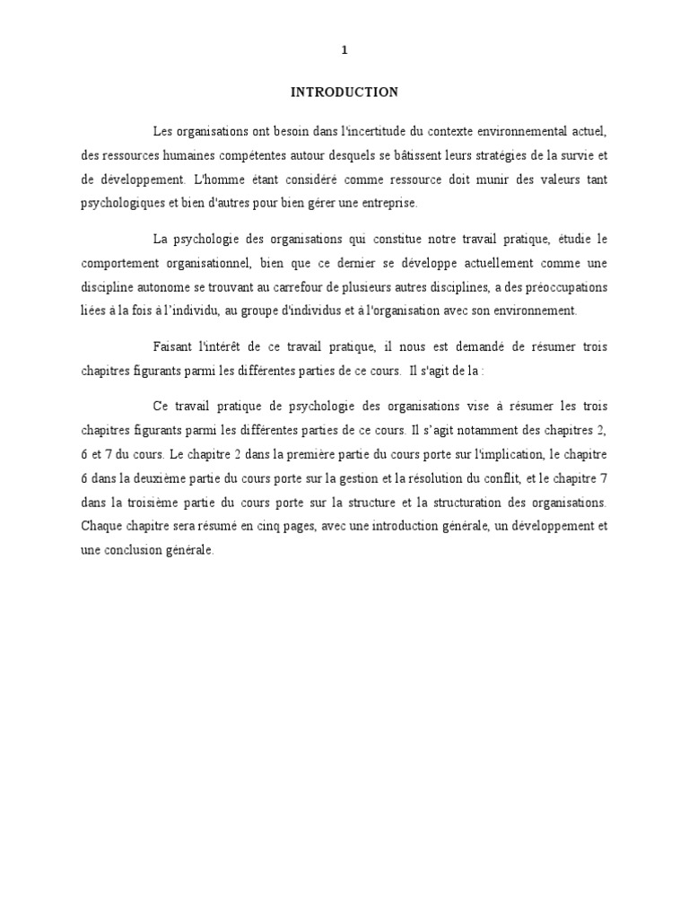 TP Psycho Orga Corrige | PDF | Résolution de conflit | Motivation