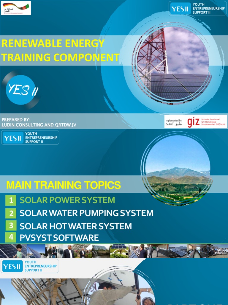 Youth Solar Energy Training | PDF | Solar Power | Photovoltaics