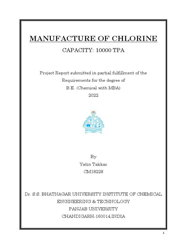 Project Final | PDF | Chlorine | Sodium Chloride