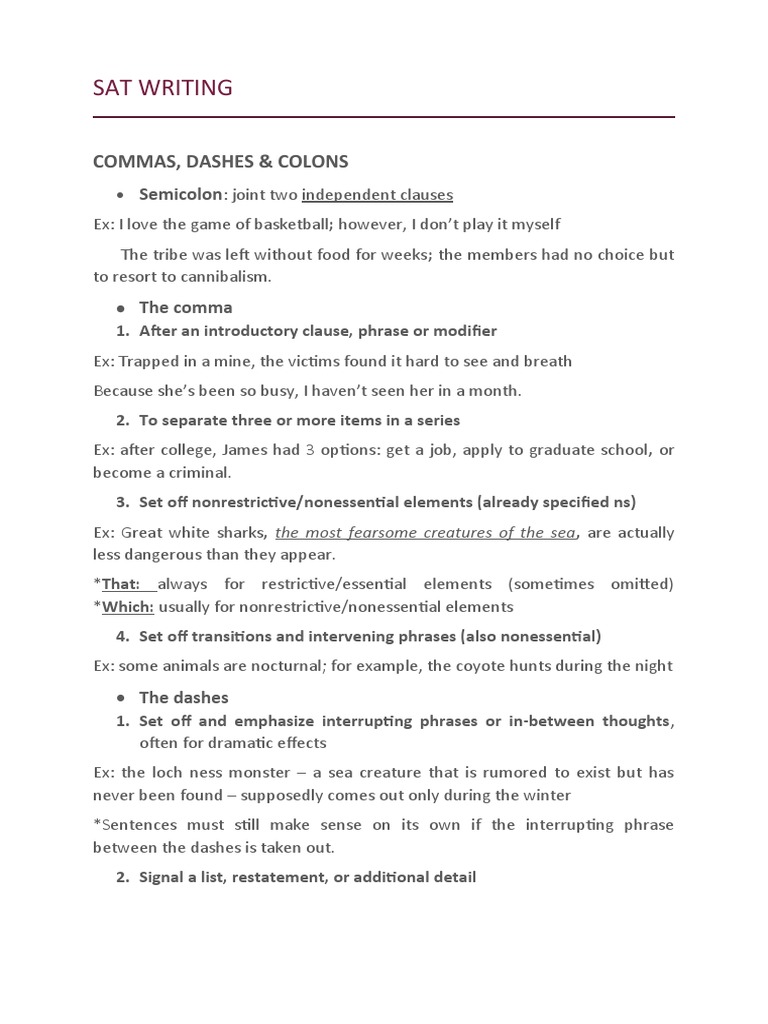 Sat Writing | PDF