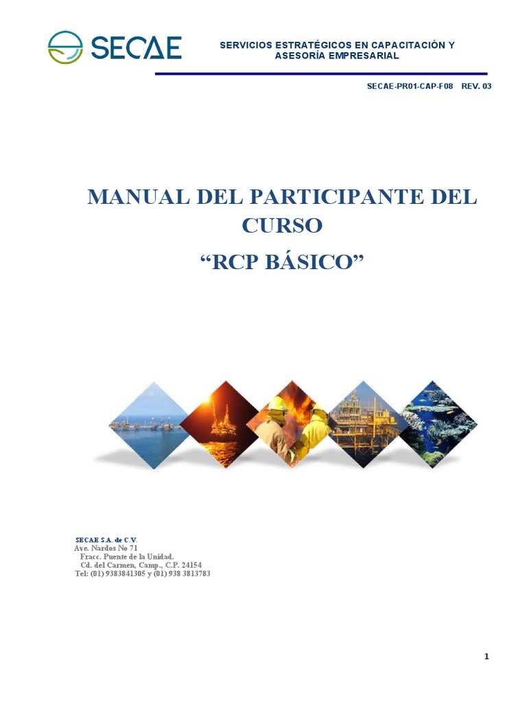RCP Manual 2023 Rev 2 | PDF | Reanimación cardiopulmonar | Herida