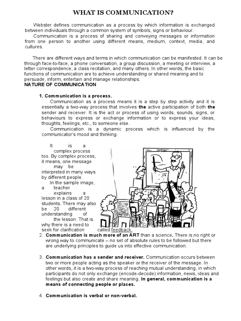 Understanding Communication Basics | PDF | Communication | Nonverbal ...