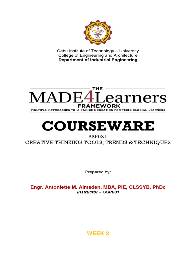 Week2-Courseware-SSP031-CTT - Kansei Engineering - AMA | PDF
