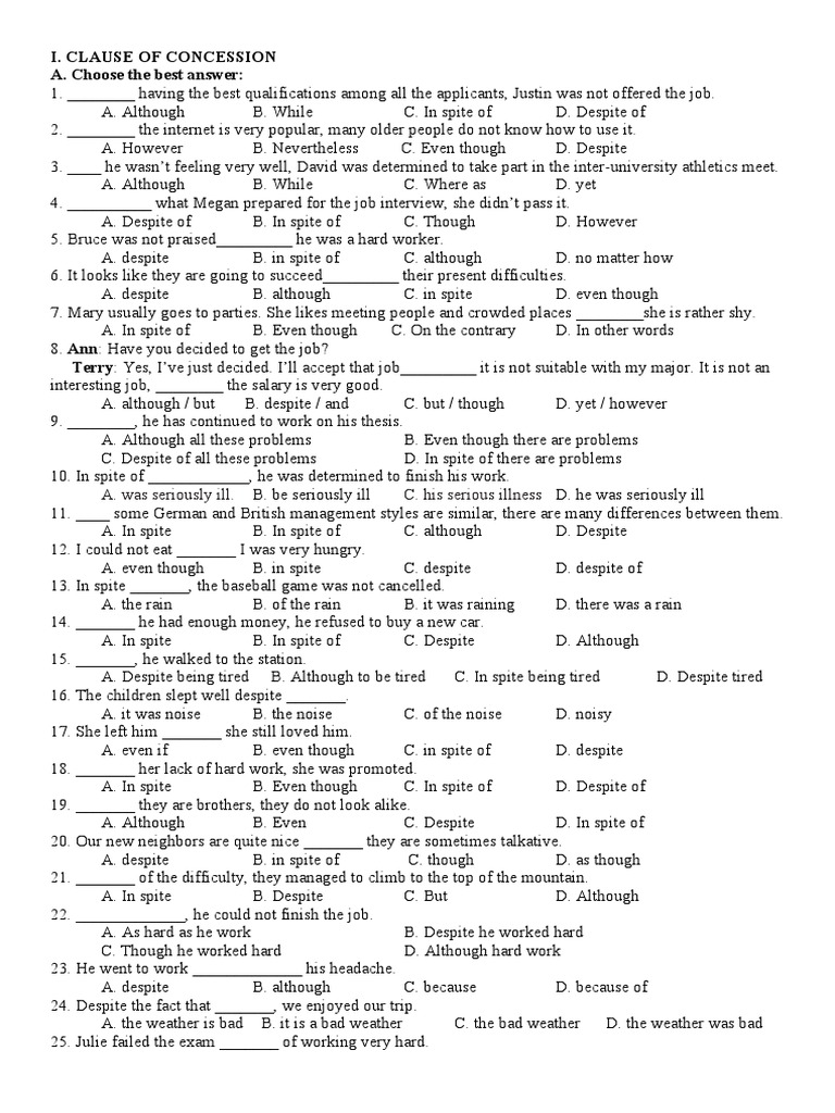Adverbial Clauses | PDF