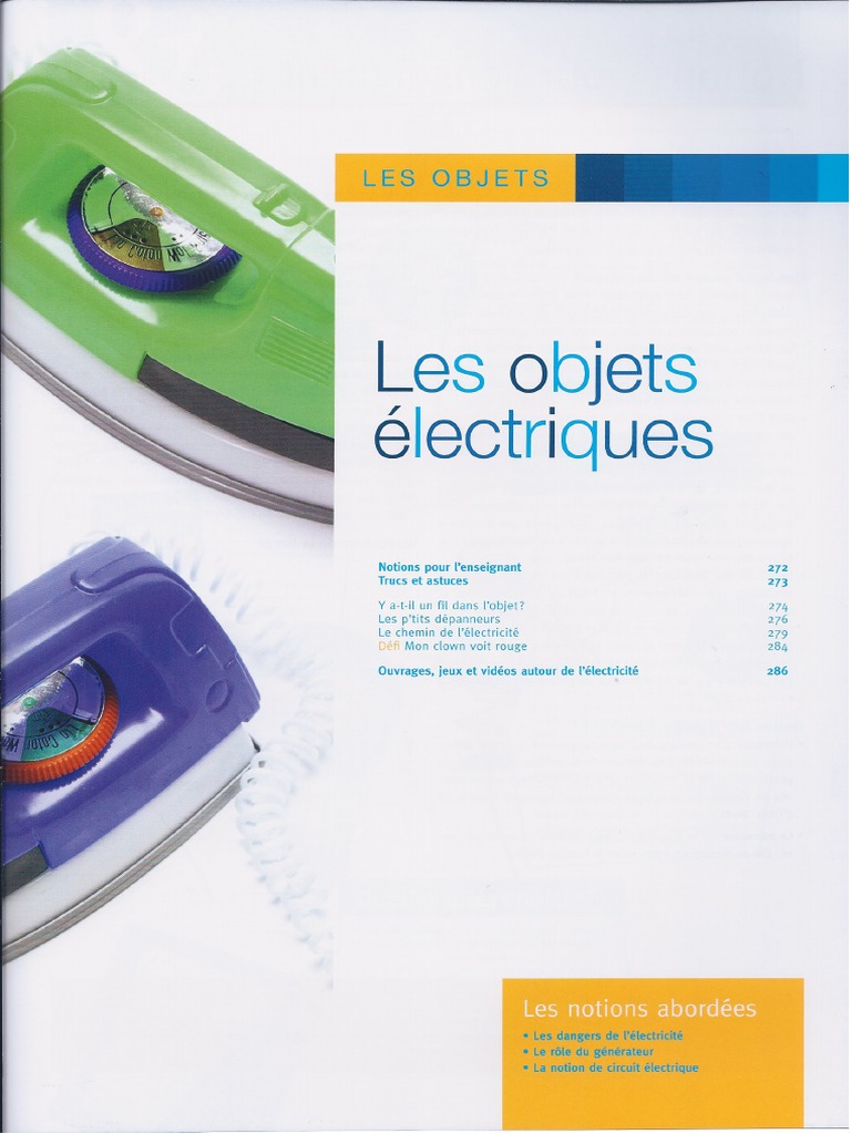 13-Les Objets Électriques | PDF
