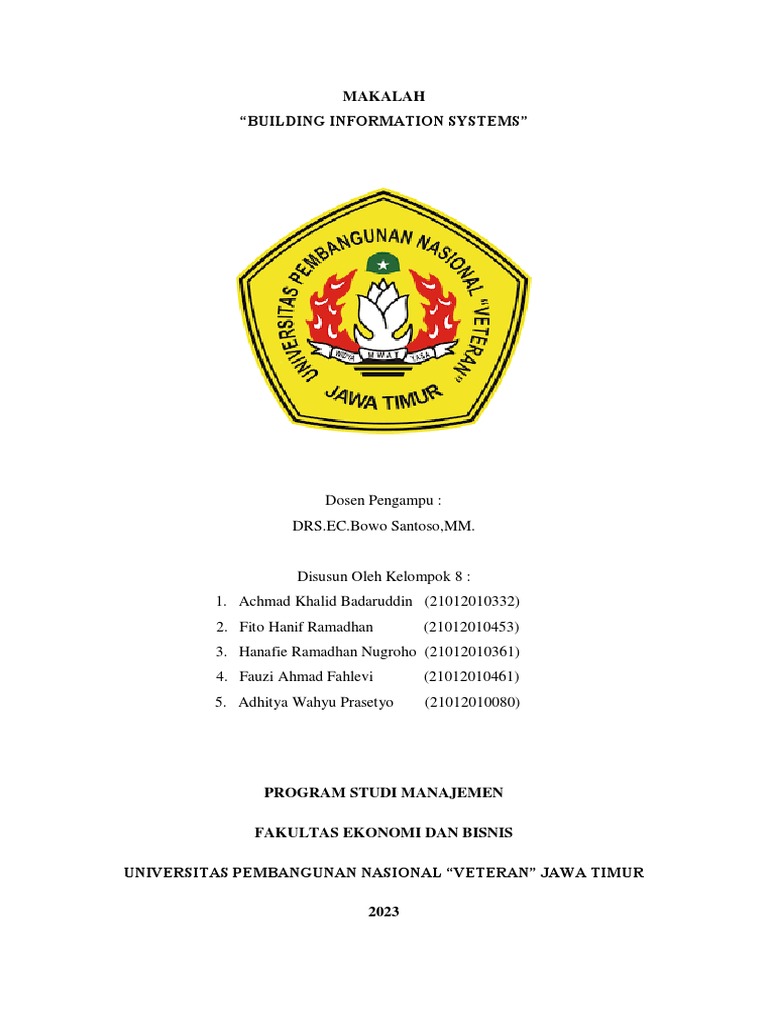 Makalah SIM "Building Information Systems" Kelompok 8 | PDF