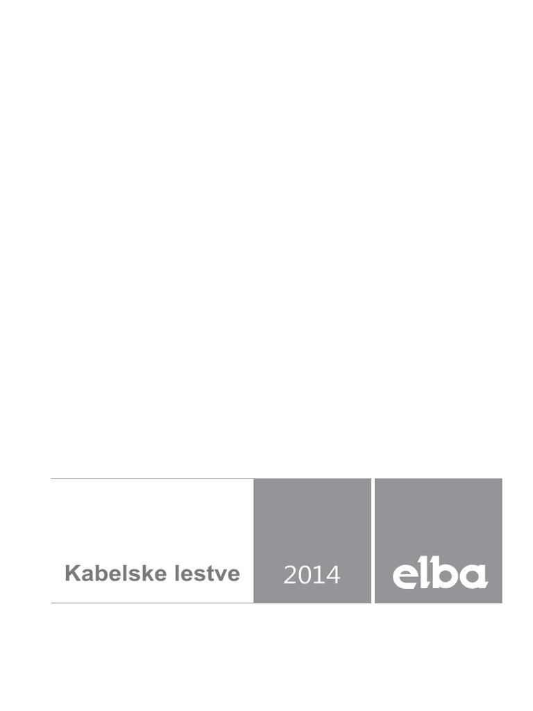 Elba Kabelske Lestve | PDF