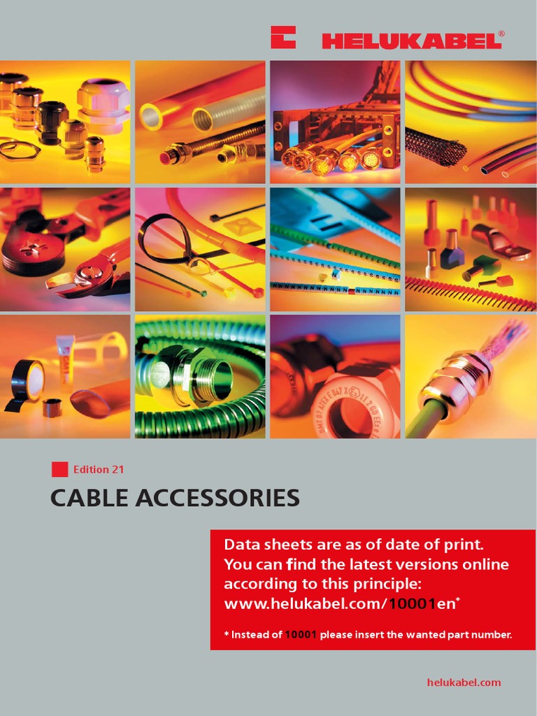 CA Catalogue Cable Accessories en | PDF | Electrical Connector | Logistics