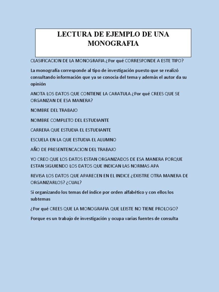 Ejemplo Monografia | PDF