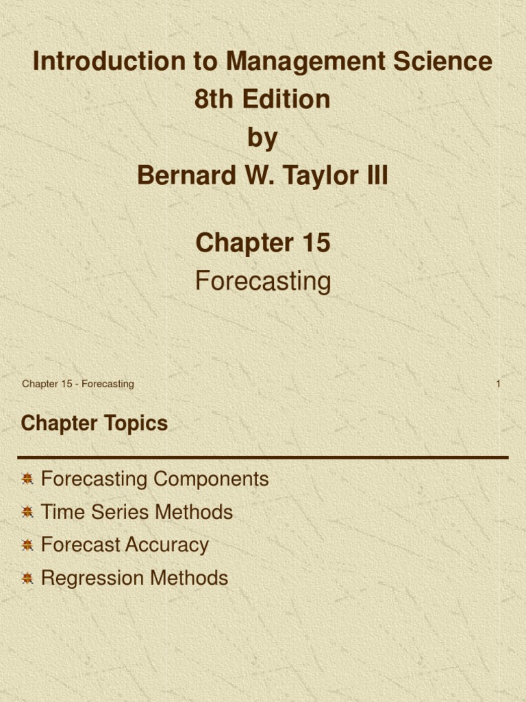 Forecasting 1 Download Free Pdf Forecasting Moving Average