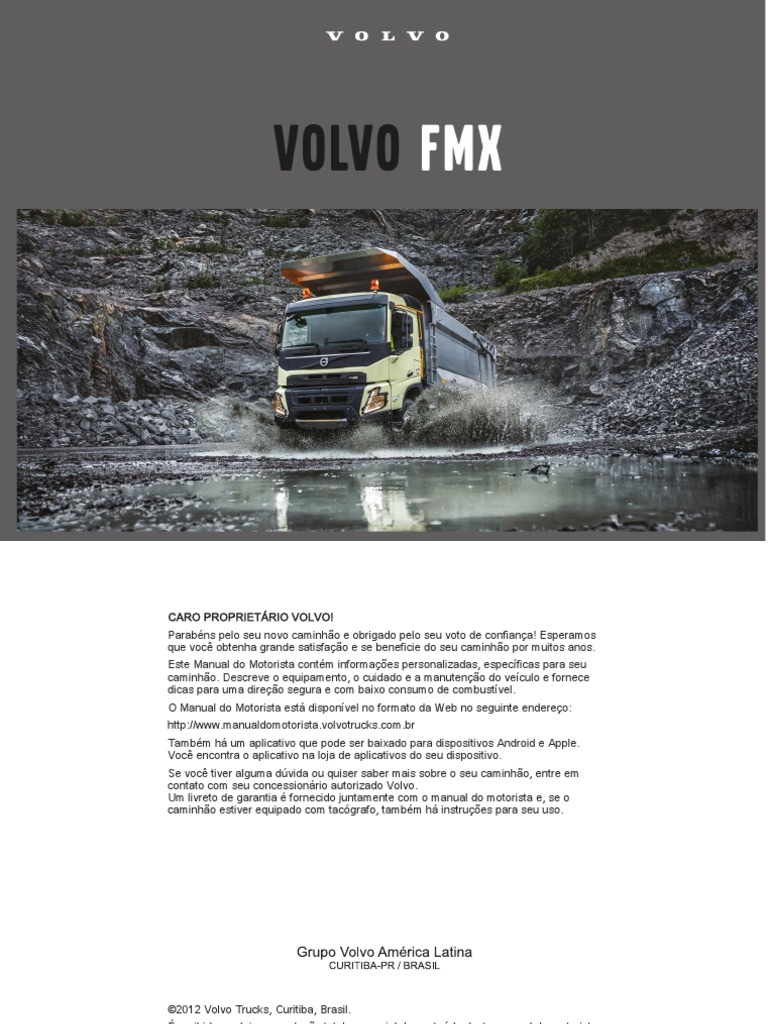 Manual Volvo FMX 2022 | PDF