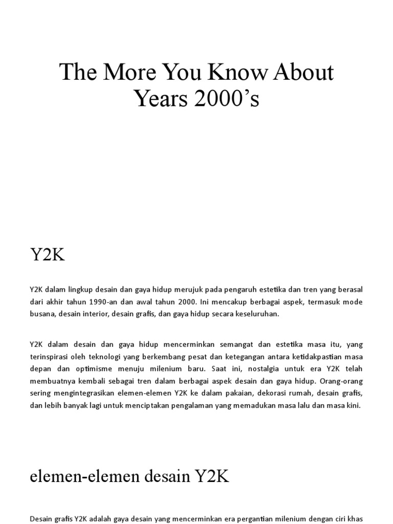 Materi Y2K | PDF