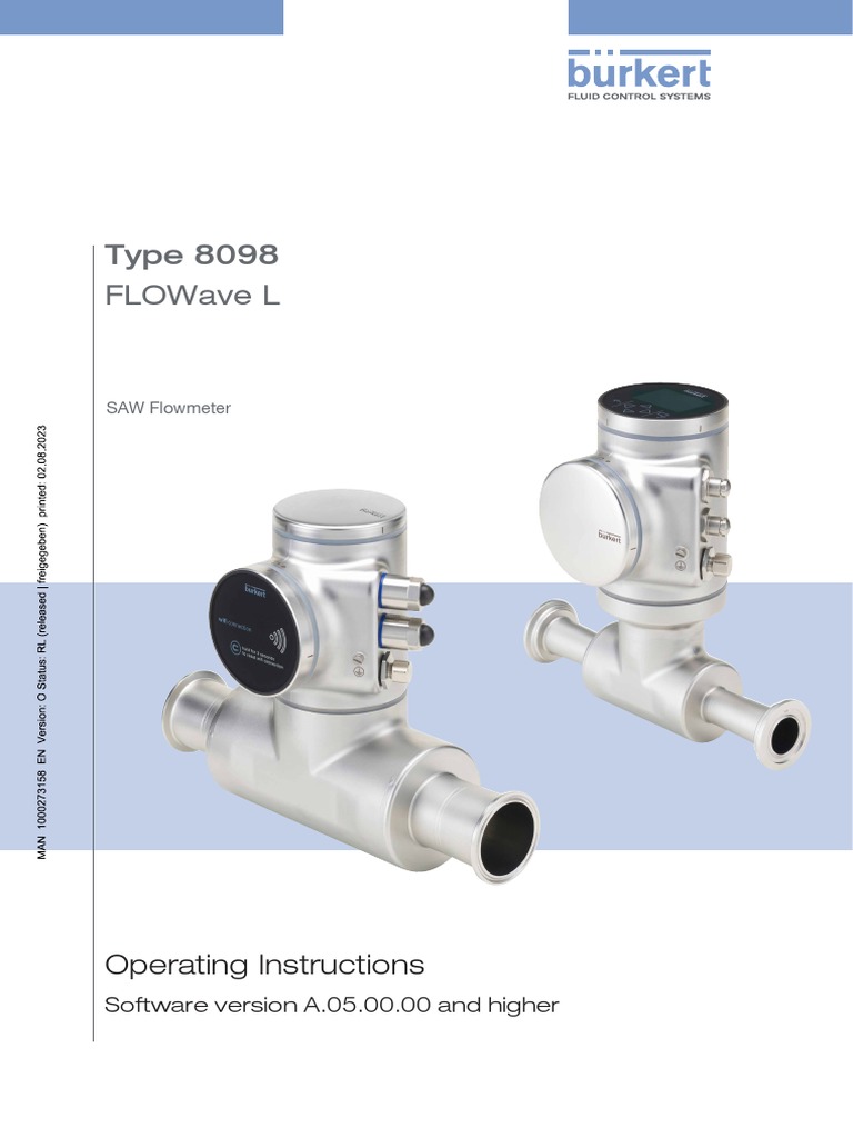 Burket Valve | PDF | Electrical Connector | Flow Measurement