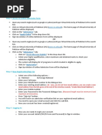 VU Handwriting Sample Guidelines | PDF