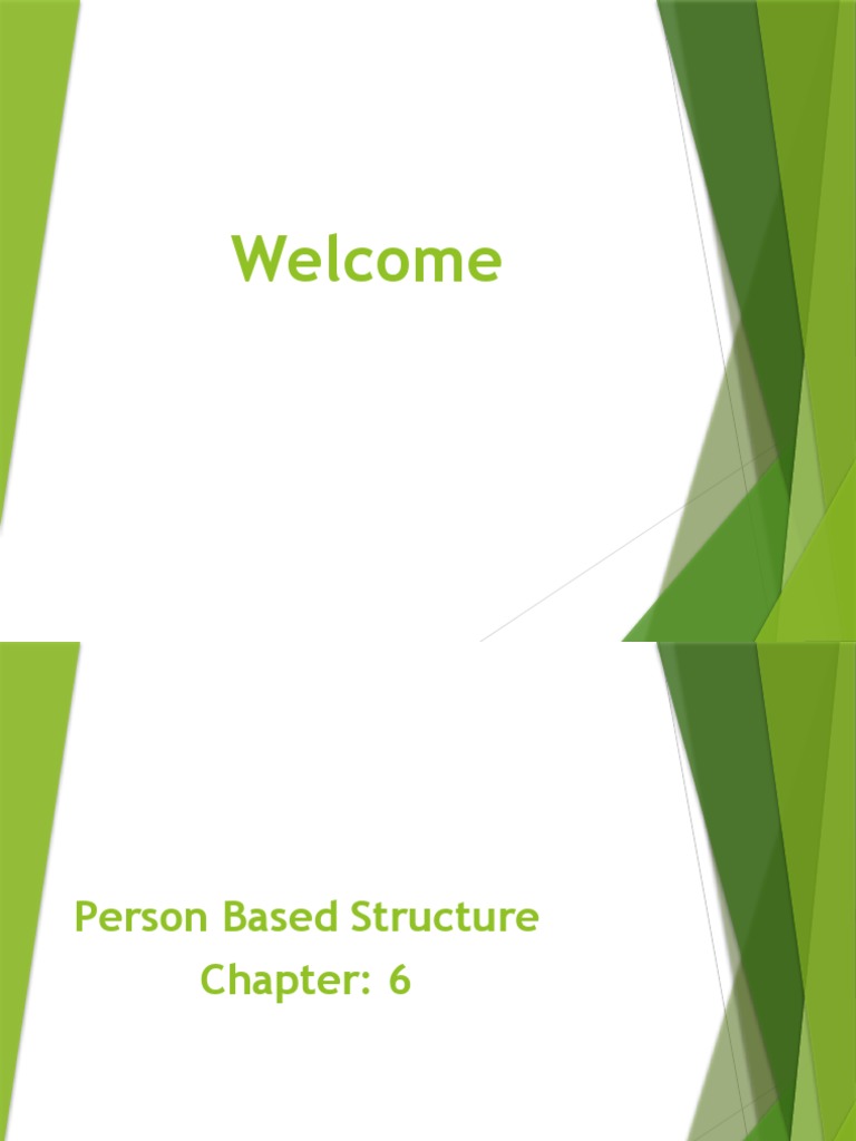 Lesson 6 Person Based Structure 25 Aug 23 | PDF | Competence (Human Resources) | Employment