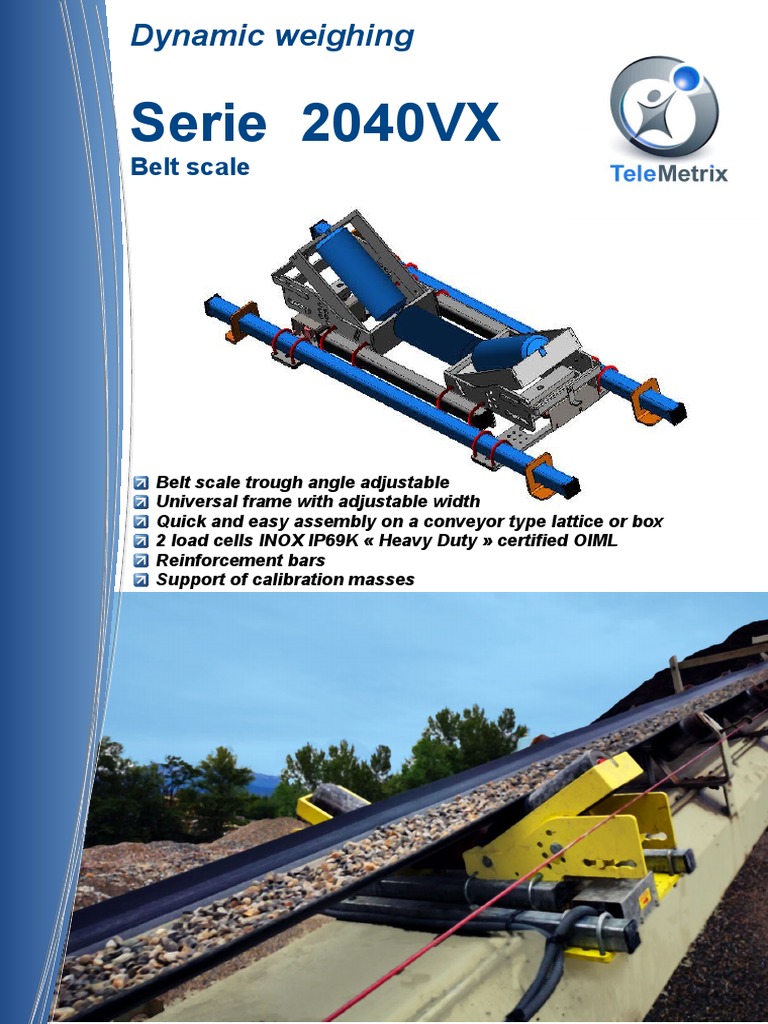 TELEMETRIX PESAGE DYNAMIQUE 2040VX en | PDF