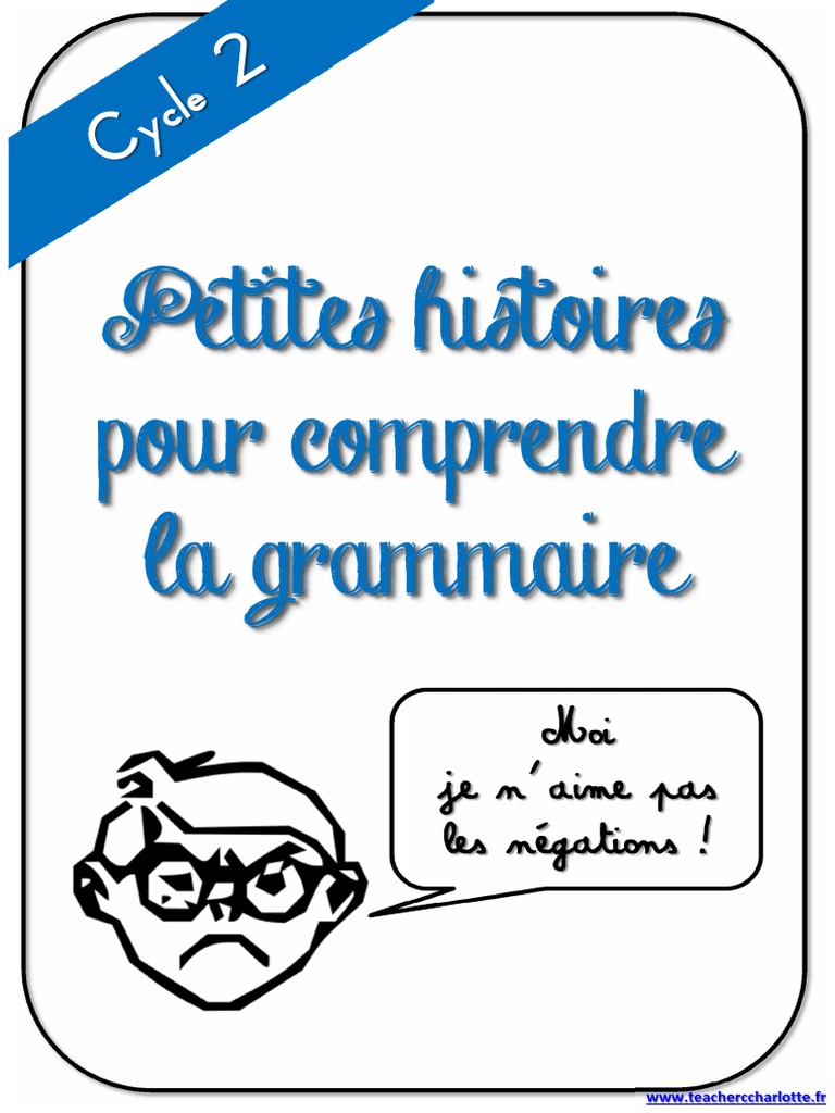 Petites Histoires Pour Comprendre La Grammaire | PDF