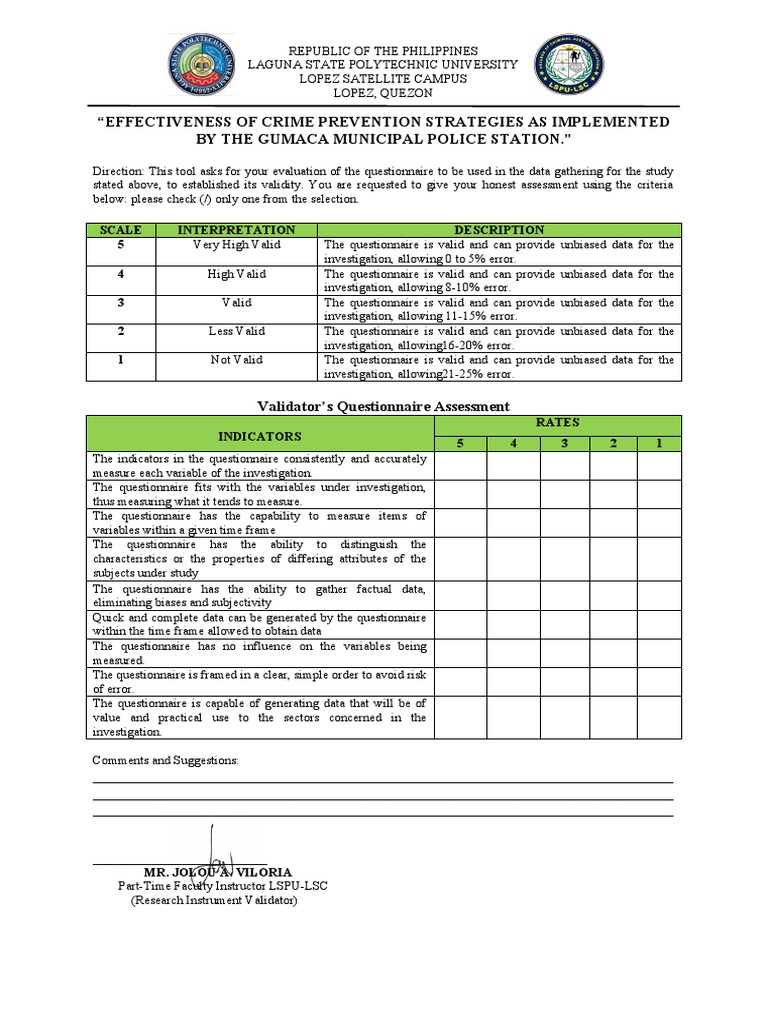 Validation Tools | Download Free PDF | Questionnaire | Bias