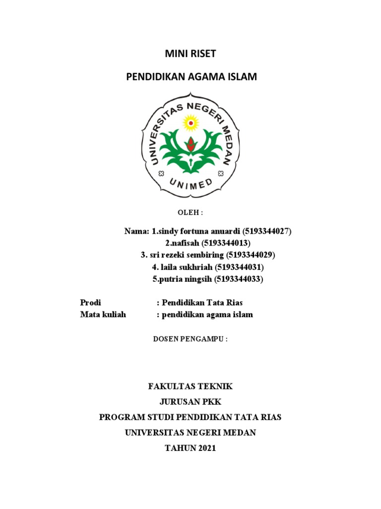 Mini Riset Agama Islam Kelompok | PDF