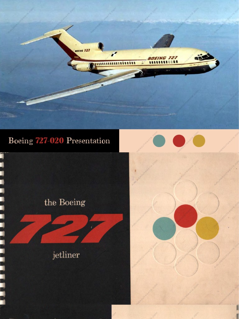 Boeing 727-020 Brochure | PDF