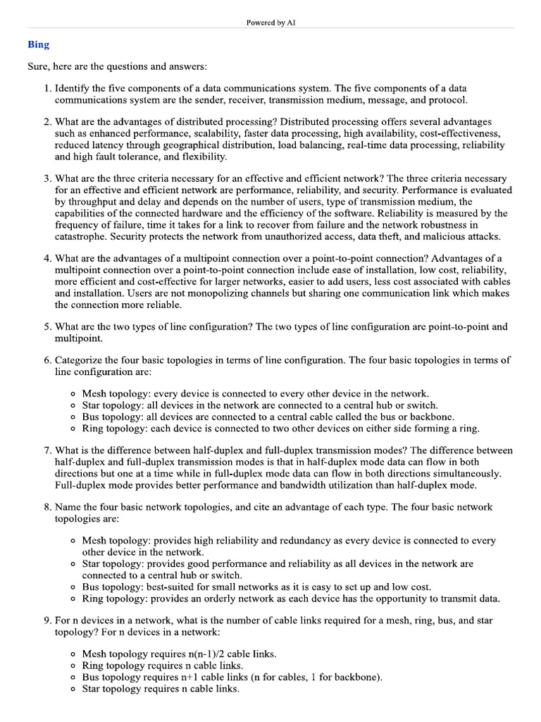 Chapter 1 Exercise | PDF