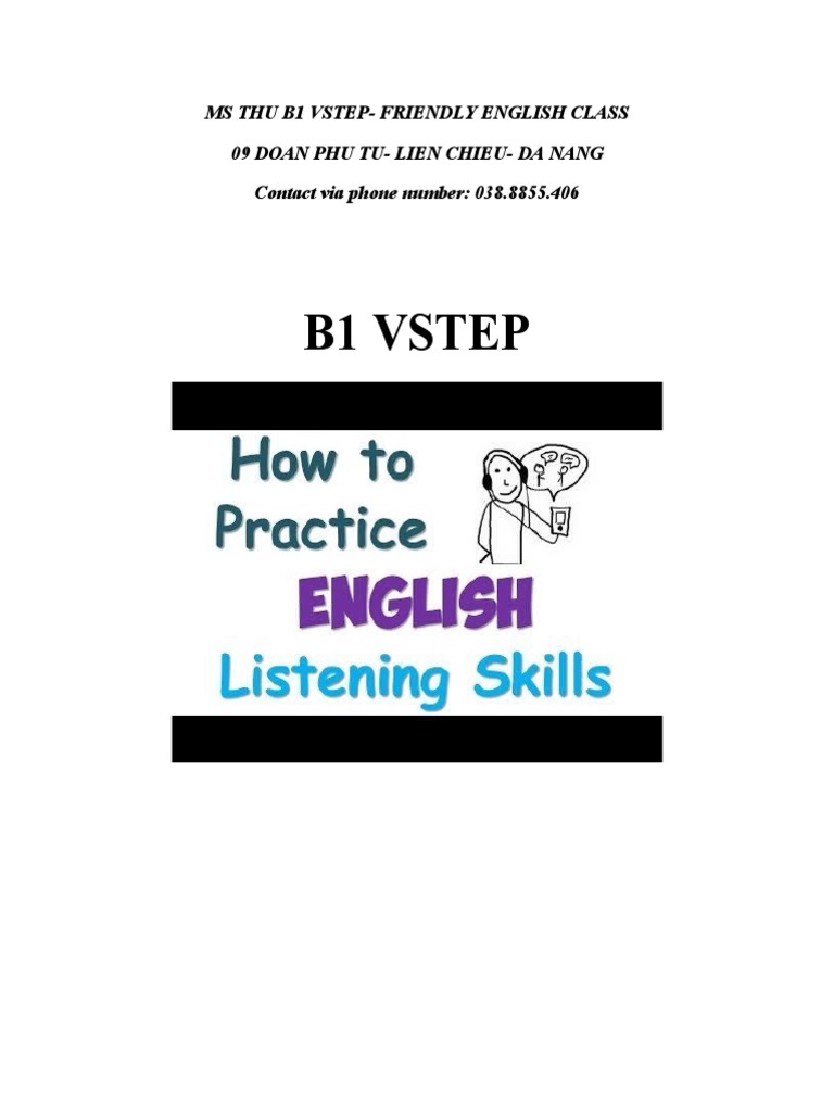 Ms Thu b1 Vstep Listening Update | PDF
