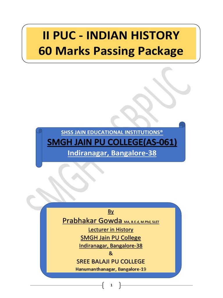 II PUC Passing Package 22-23 (EM) Jnyanabhandar | PDF | Ashoka