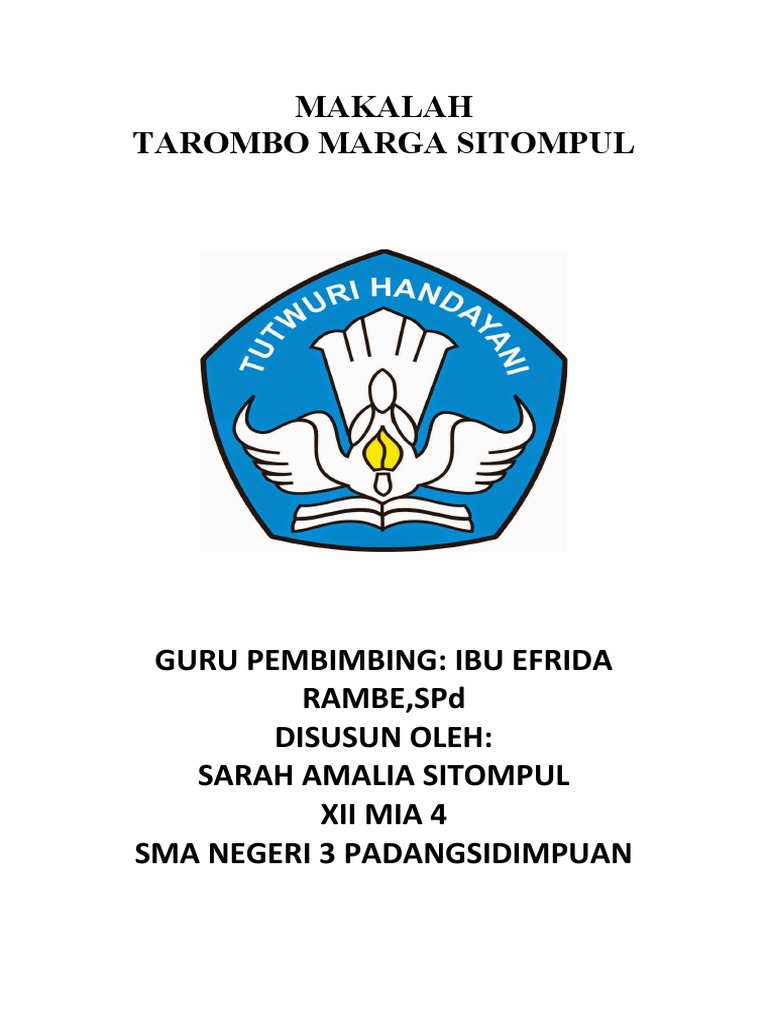 SITOMPUL | PDF | Seni & Disiplin Bahasa