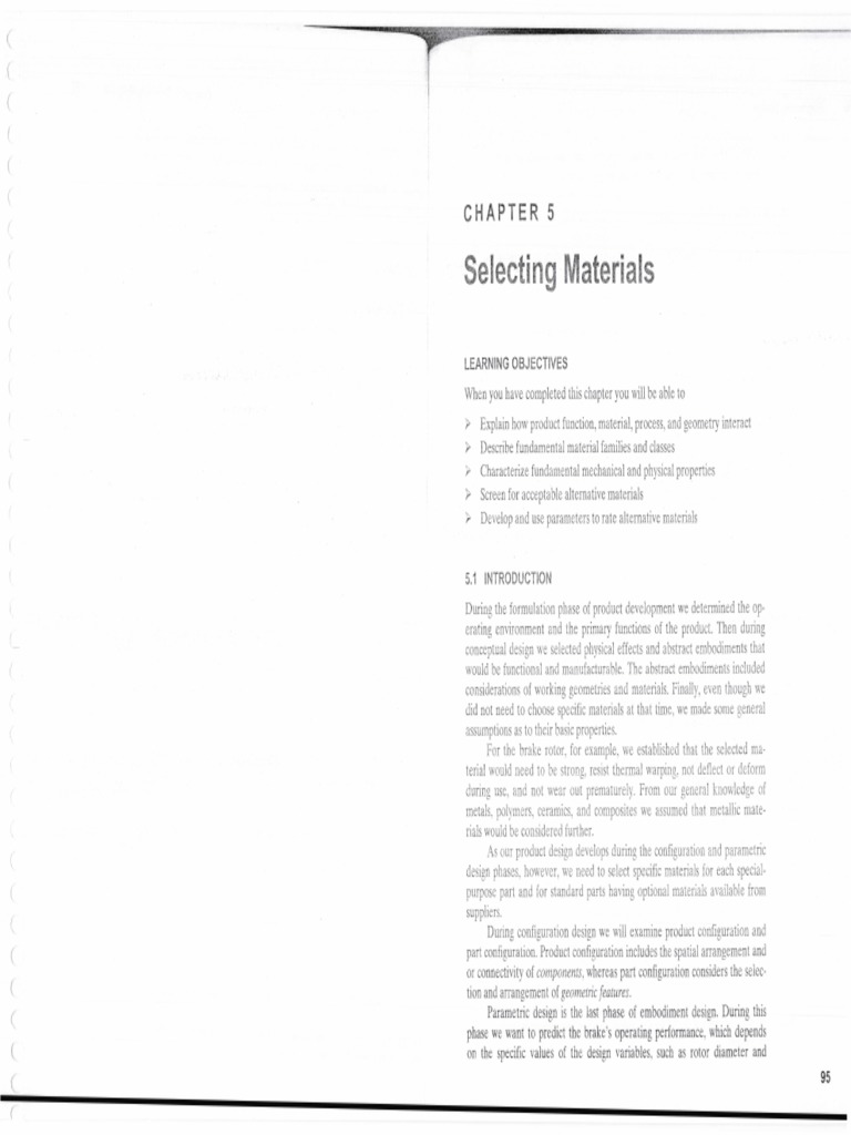 CH5 SELECTING MATERIALS STD | PDF | Strength Of Materials | Ductility