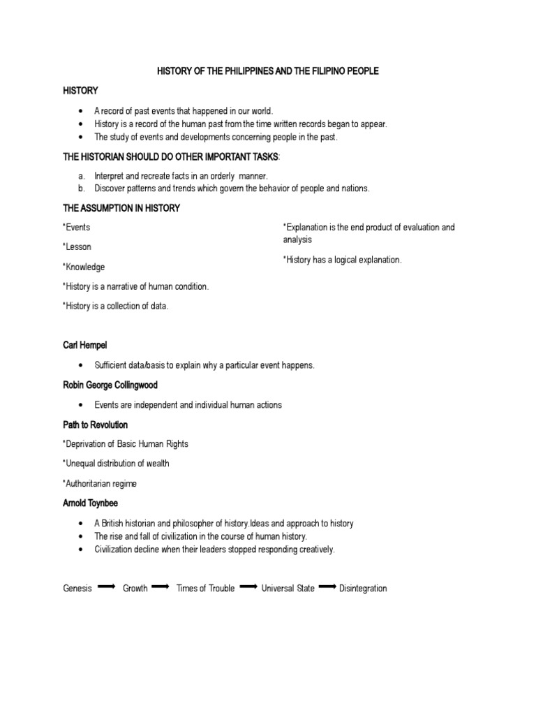 History of The Philippines and The Filipino People | PDF | Philippines ...