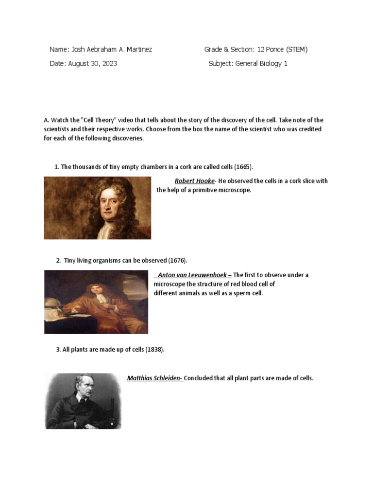 GEN - Bio 1 | PDF | Cell (Biology) | Biology