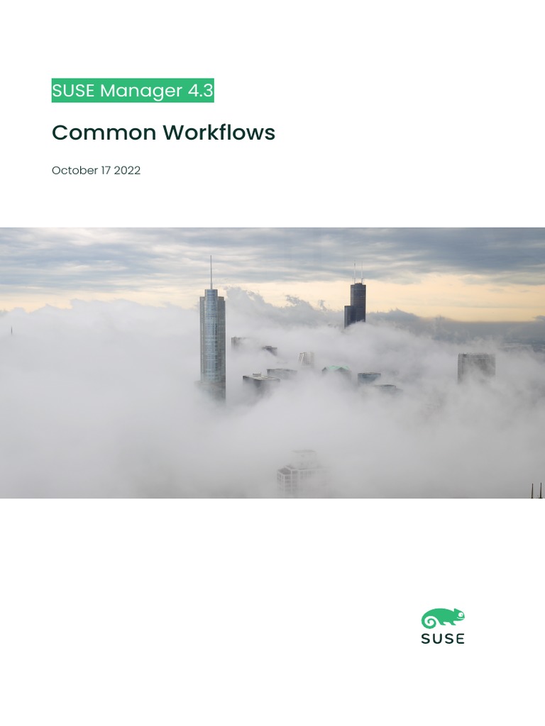 Suse Manager Common-Workflows Guide | PDF | Markup Language | Software Engineering