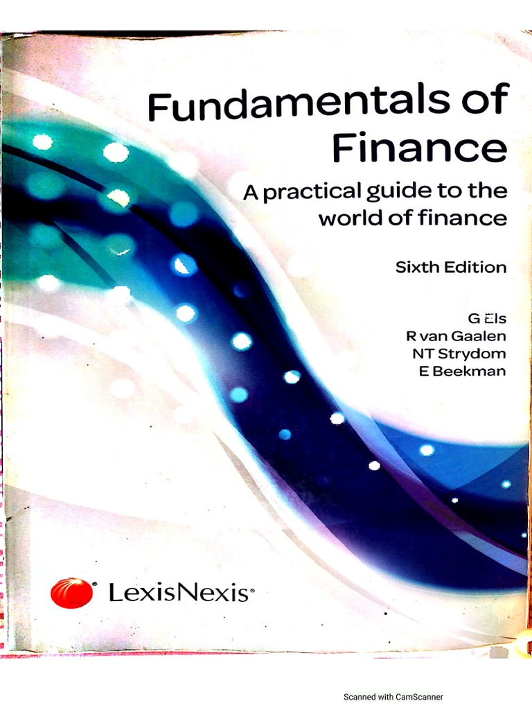 Fundamentals Of Finance Pdf