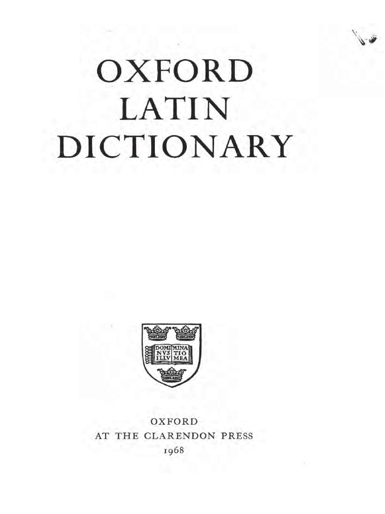 Abreviaturas Autores Latinos - Oxford Latin Dictionary | PDF