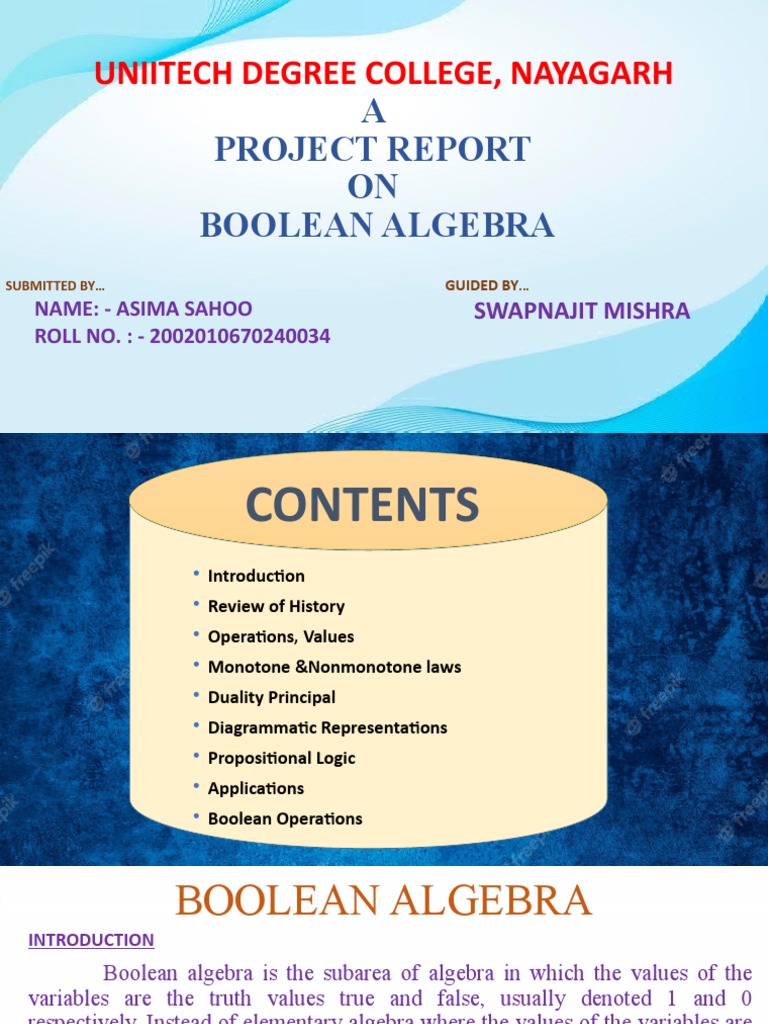 Asima Final Presentation | PDF | Boolean Algebra | Teaching Mathematics
