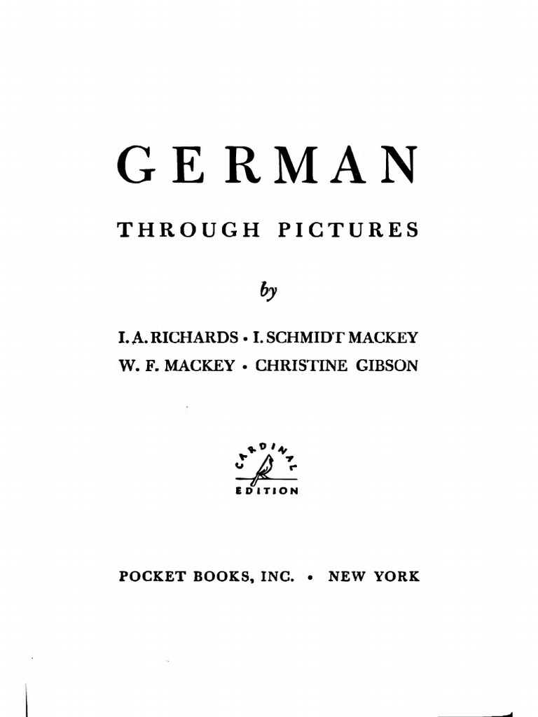 German Through Pictures | PDF | Vowel | English Language