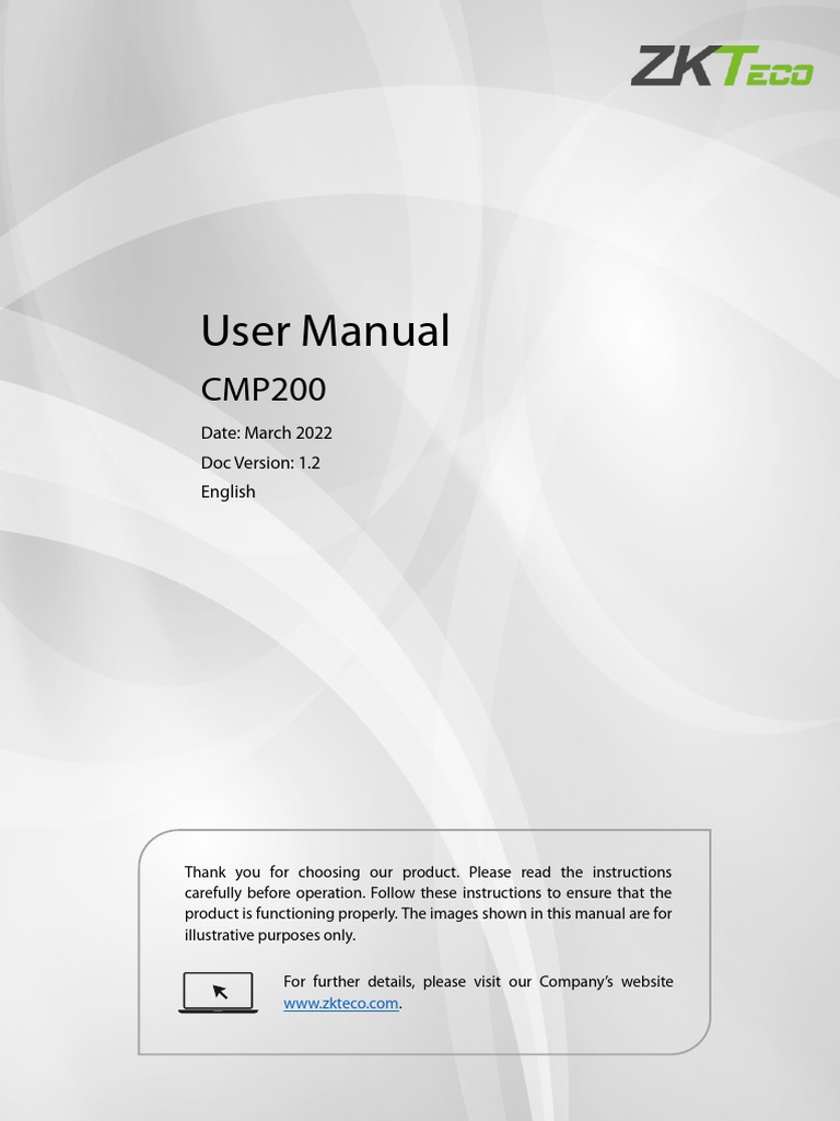 User Manual CMP200 | Download Free PDF | Authentication | Biometrics