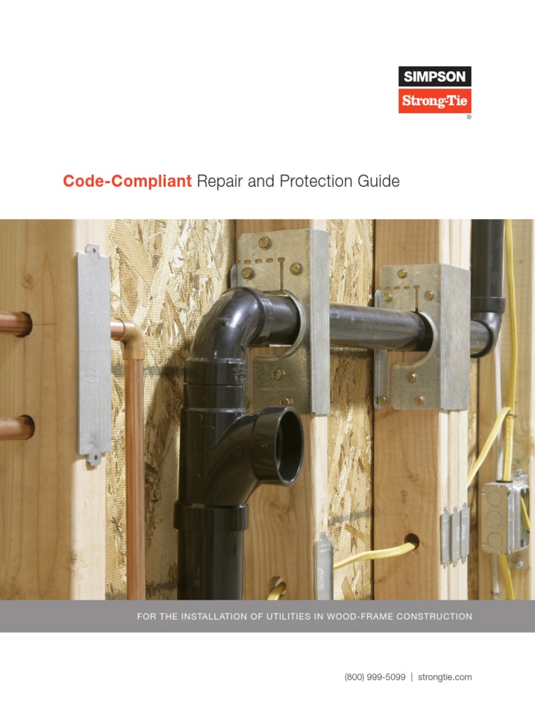 Simpson STRNG Tie c5436 | PDF | Plumbing | Pipe (Fluid Conveyance)