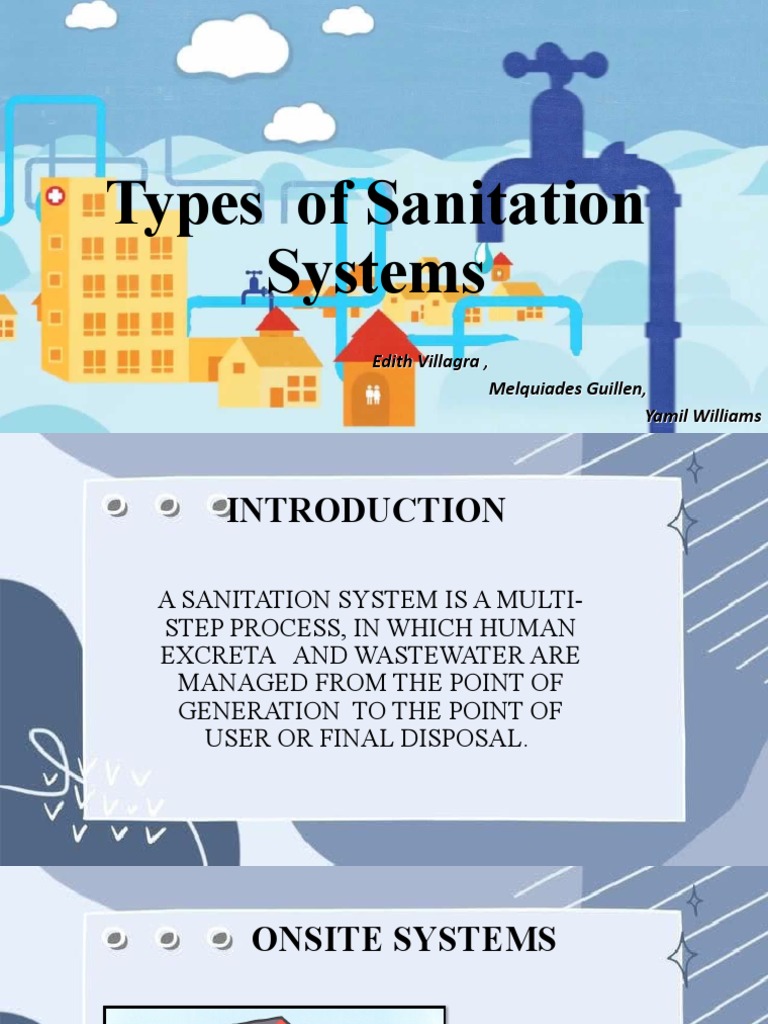 Types of Sanitation Systems | PDF | Sewage Treatment | Septic Tank