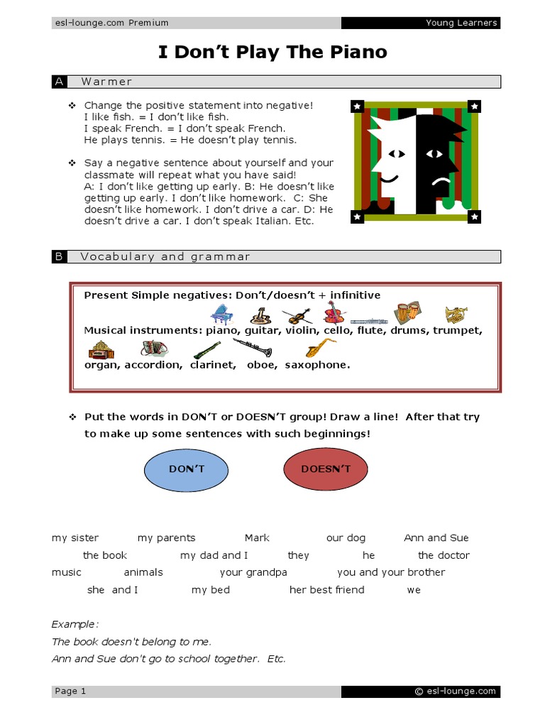 Yl12 I Dont Play The Piano | PDF