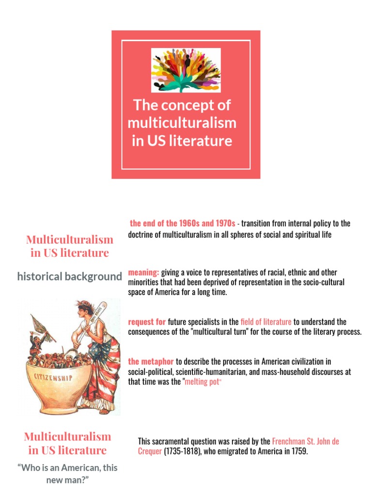 Multiculturalism in US Literature | PDF | Multiculturalism | American ...