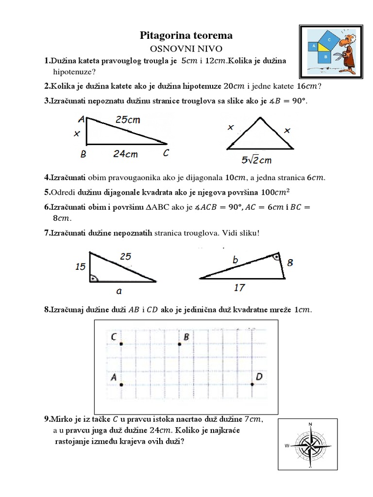 Pitagorina Teorema 2 | PDF