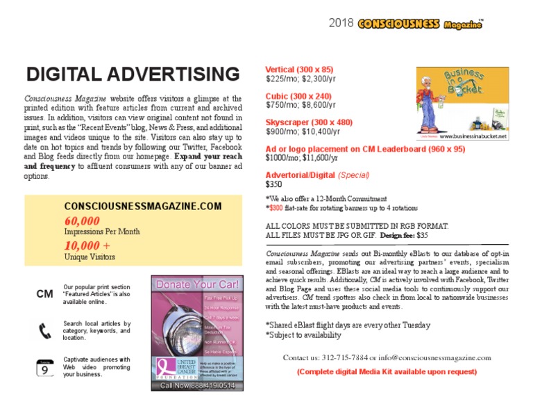Website Media Kit | PDF | Websites | Advertising