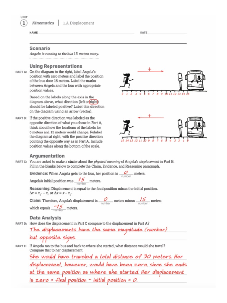 Kinematics 1 Hw Solutions Pdf