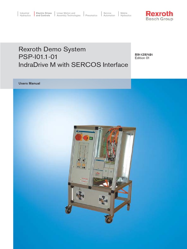 29718101-Rexroth Demo System PSP-I01.1-01 IndraDrive M With SERCOS Interface | Download Free PDF ...