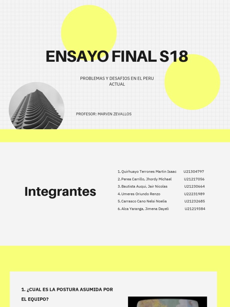 Ensayo Final S18 | PDF