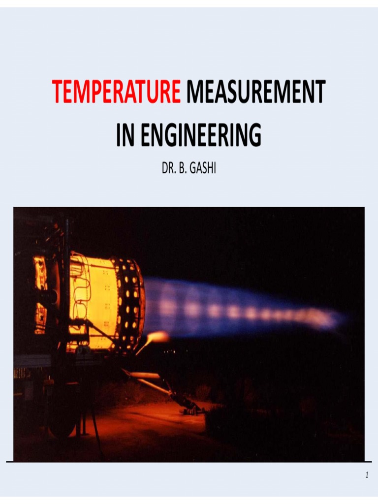 Temperature Measurement | PDF | Thermocouple | Electrical Resistance ...